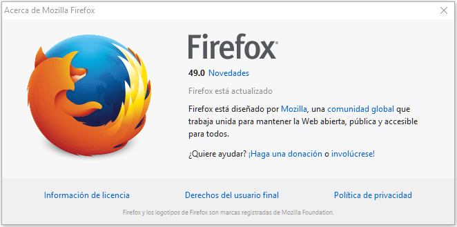 Mozilla publica Firefox 49 y corrige 18 nuevas vulnerabilidades - Una Al Día